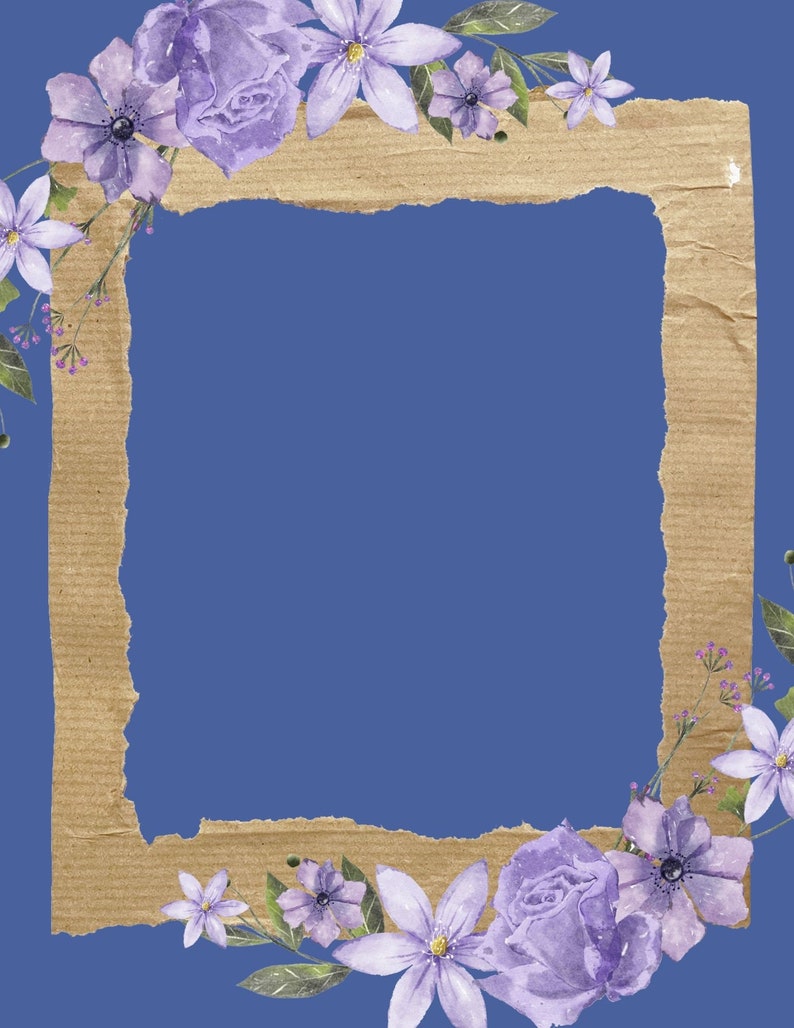 Digital Printable Letter Paper Template Bundle 10 Unique Designs ...