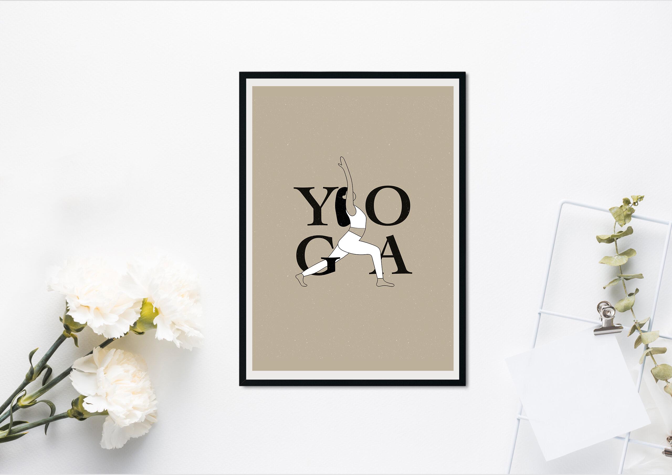 Yoga Poster | Yoga Printable | Chart Downloadable | Yoga Poses ...