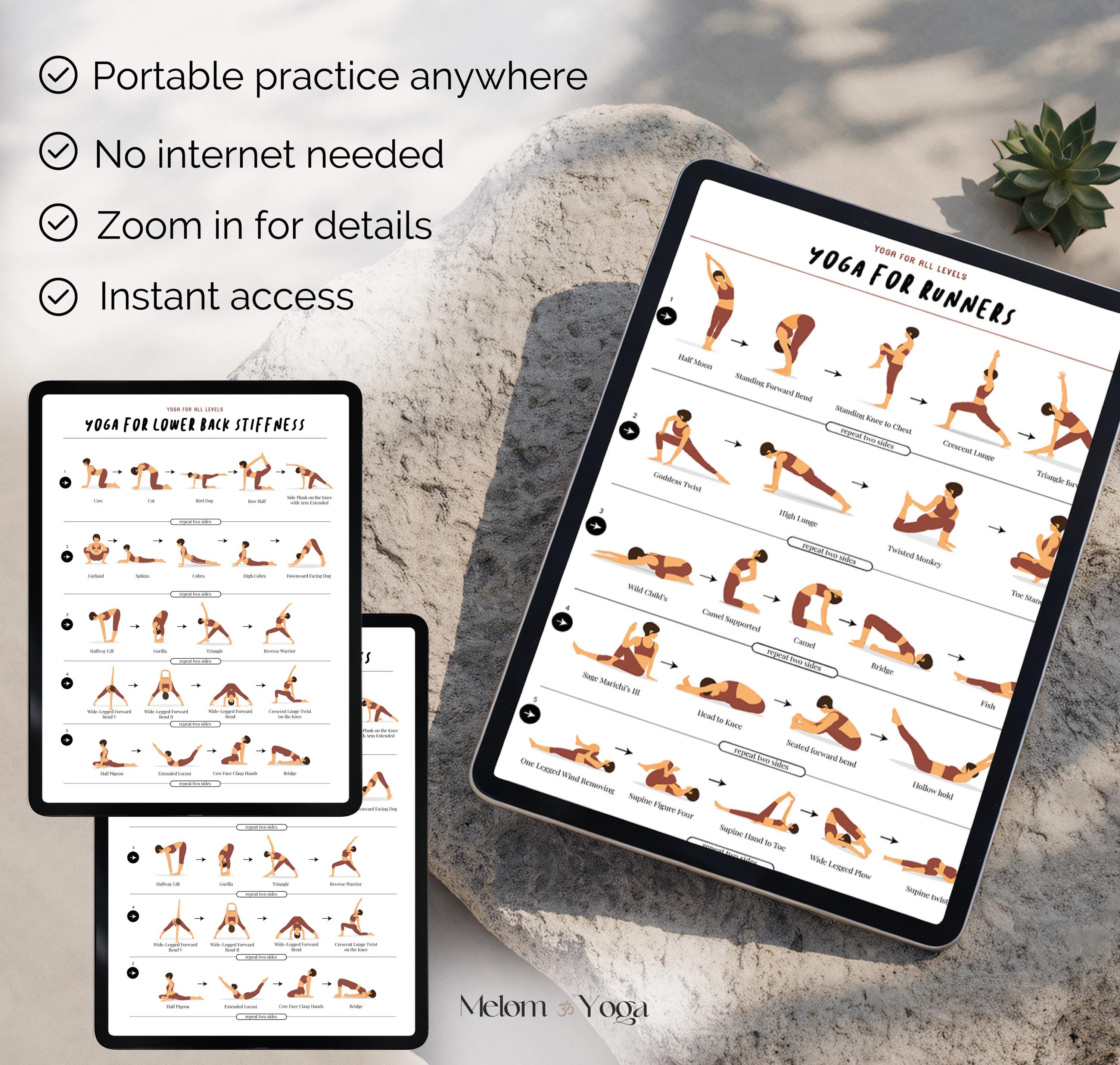 Yoga Poses Sequence Bundle, 5 Illustrated Flows (digital Download) - Etsy