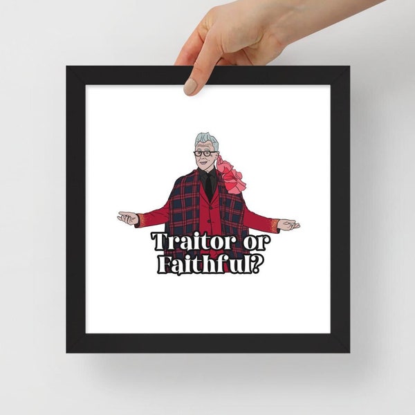 Traitors Frame Wall - Etsy UK