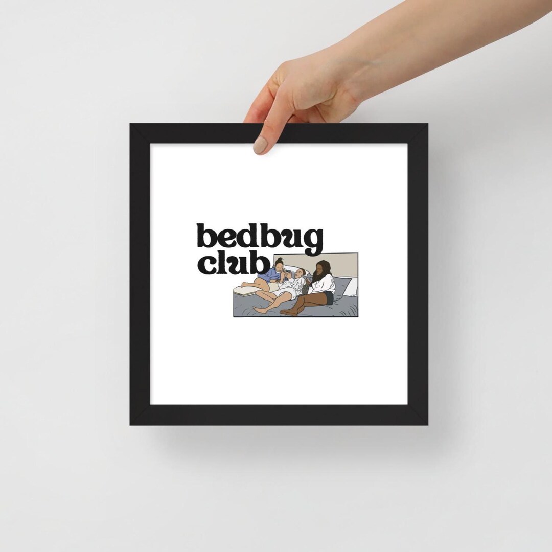 Bravo Wall Art Summer House Bed Bug Club 10" X 10" Framed Print | Bravo ...