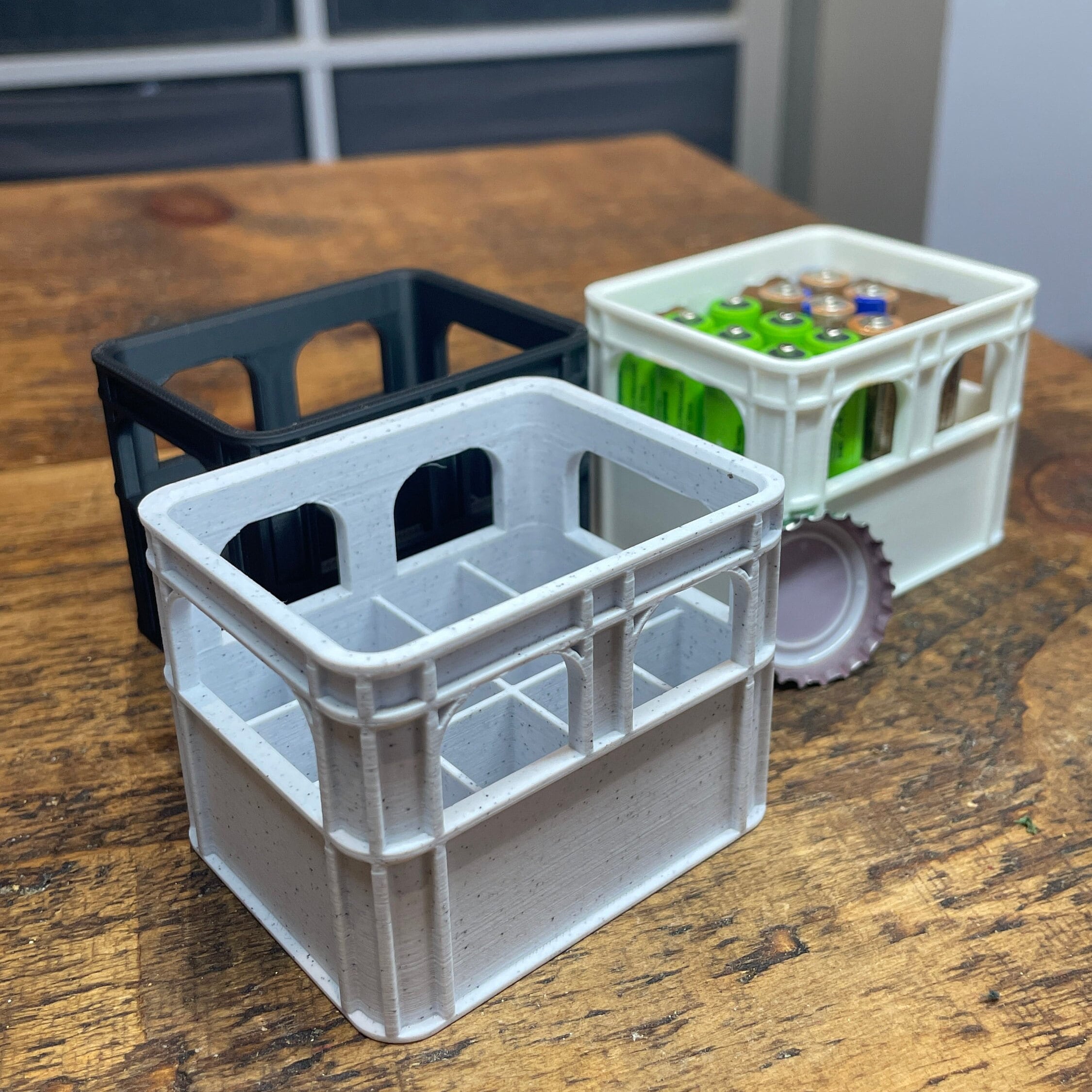 Battery Beer Crate I Stackable Storage & Organisation Location for Pens ...