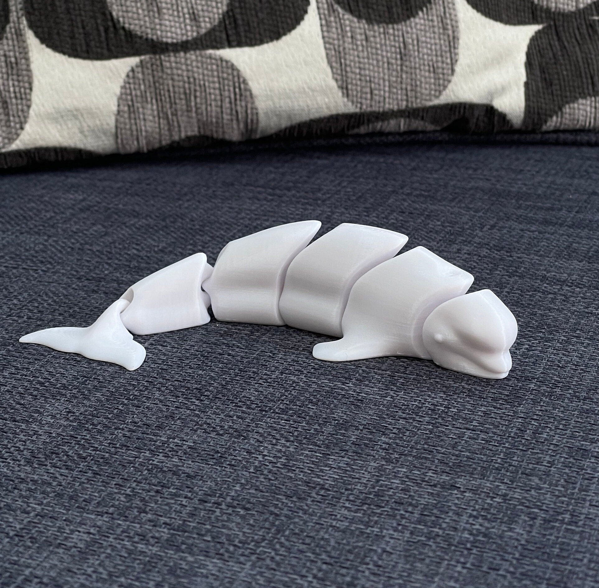 Beluga-whale Fidget Toy I Cute 3D Printed Gift & Companion for Whale ...