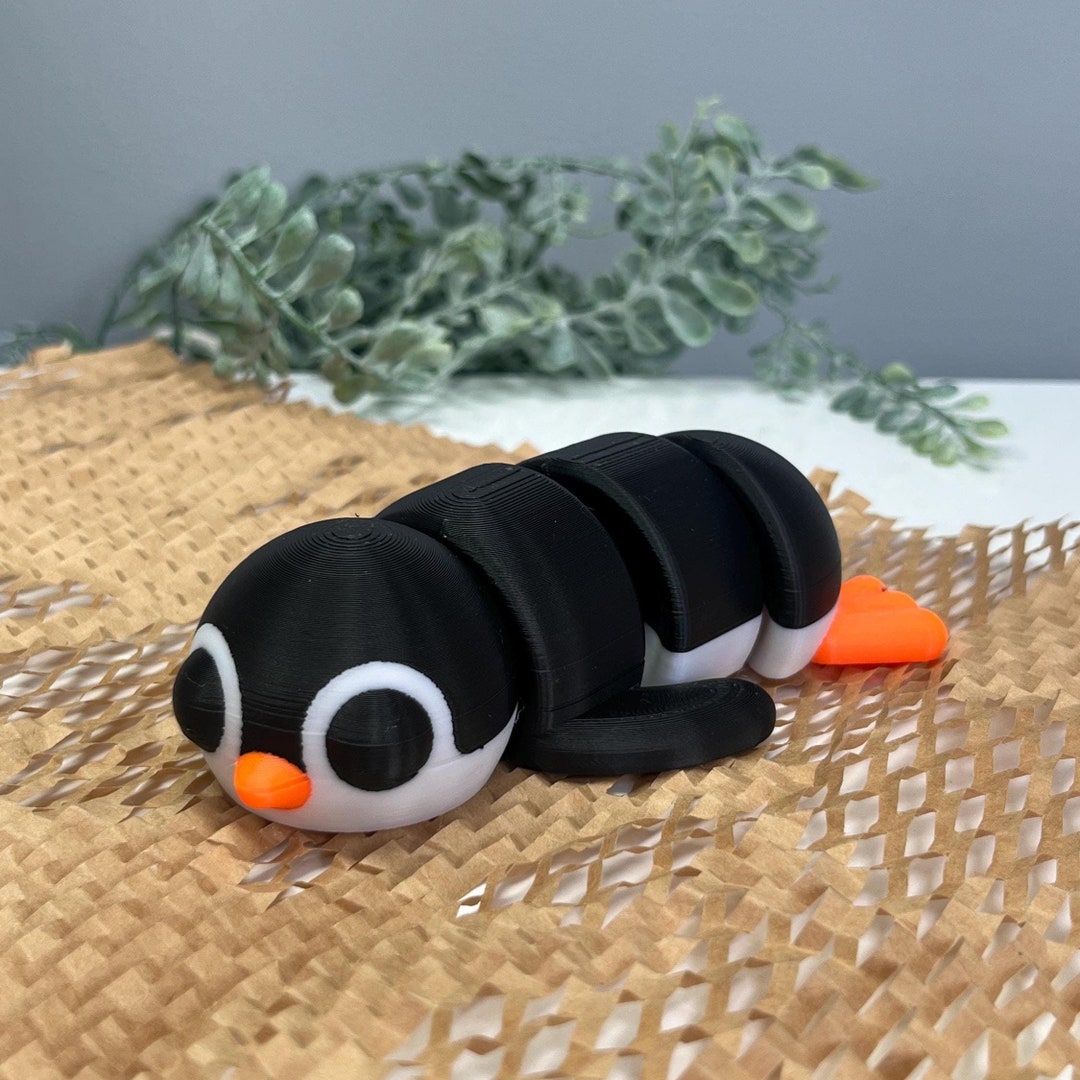 Cute Penguin Fidget Toy Pet I Articulating Sensory Toy for an Animal ...