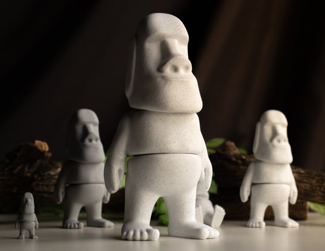Moai Articulating Fidget Toy I Unique, Historical Desk Toy and Gift - Etsy