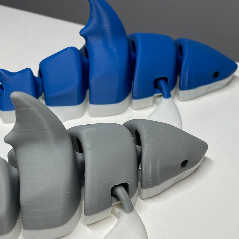 Shark Fidget Toy I Great-white Sea-life Decoration, Desk Toy & Gift ...