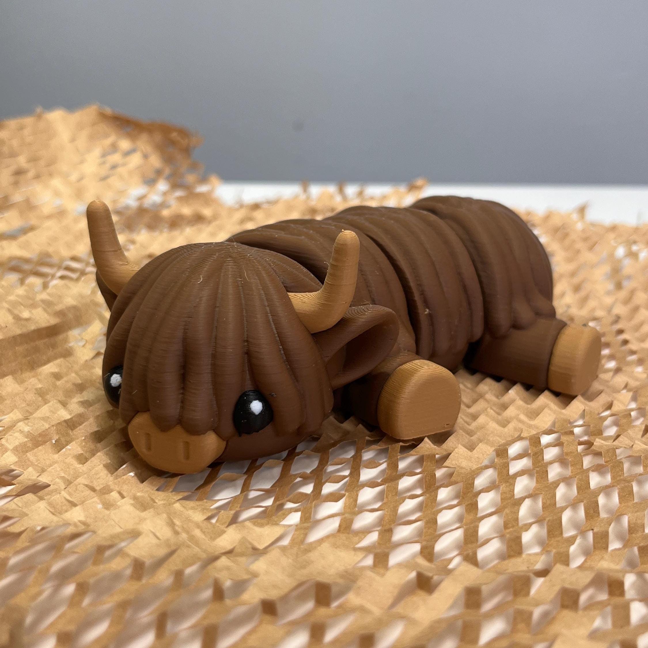 Baby Highland-cow Fidget Toy I Cute Animal-themed Sensory Toy I Order 2 ...