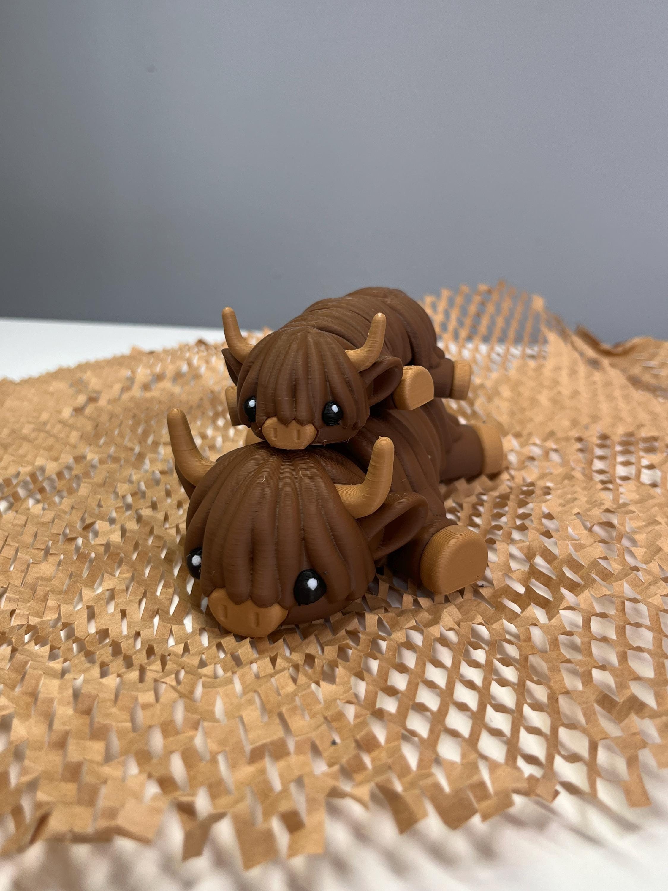 Baby Highland-cow Fidget Toy I Cute Animal-themed Sensory Toy I Order 2 ...