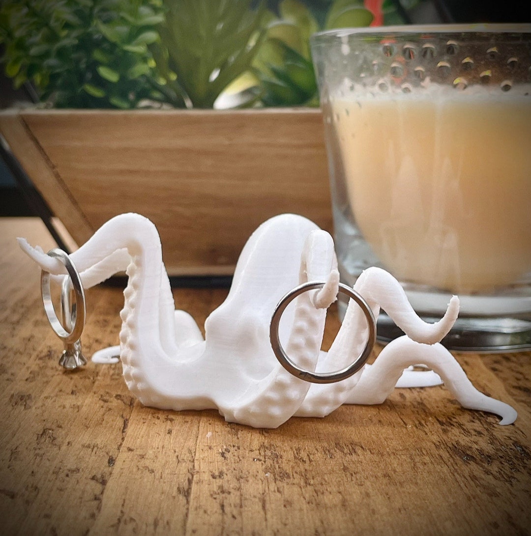 Octopus Ring & Jewelry Holder I Unique Sealife Themed Jewelry Storage ...