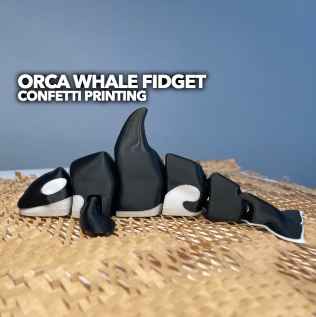 Orca/killer Whale Fidget & Desk Toy I Cute, Sea Life, Marine and Whale ...