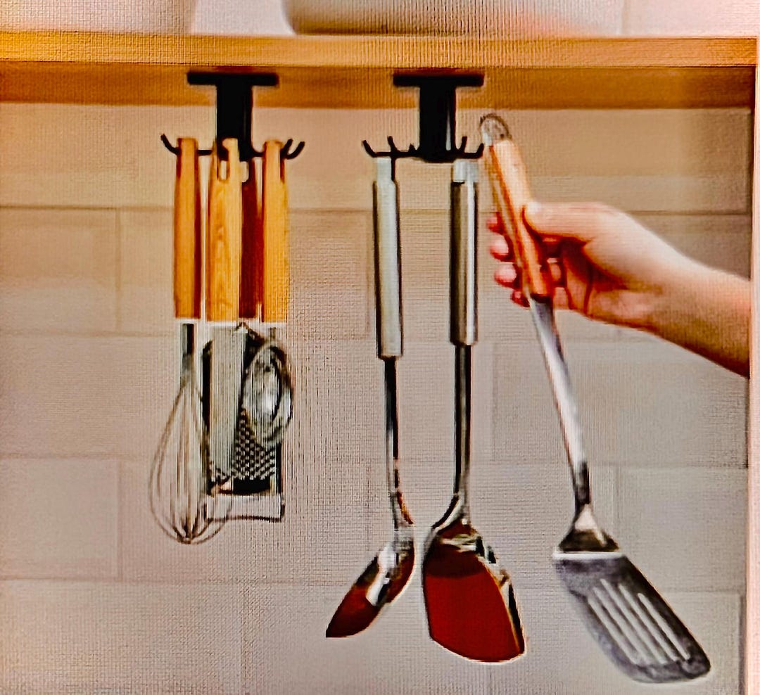Kitchen Hook Organizer Bathroom Hanger Wall Dish Drying Rack Holder for ...