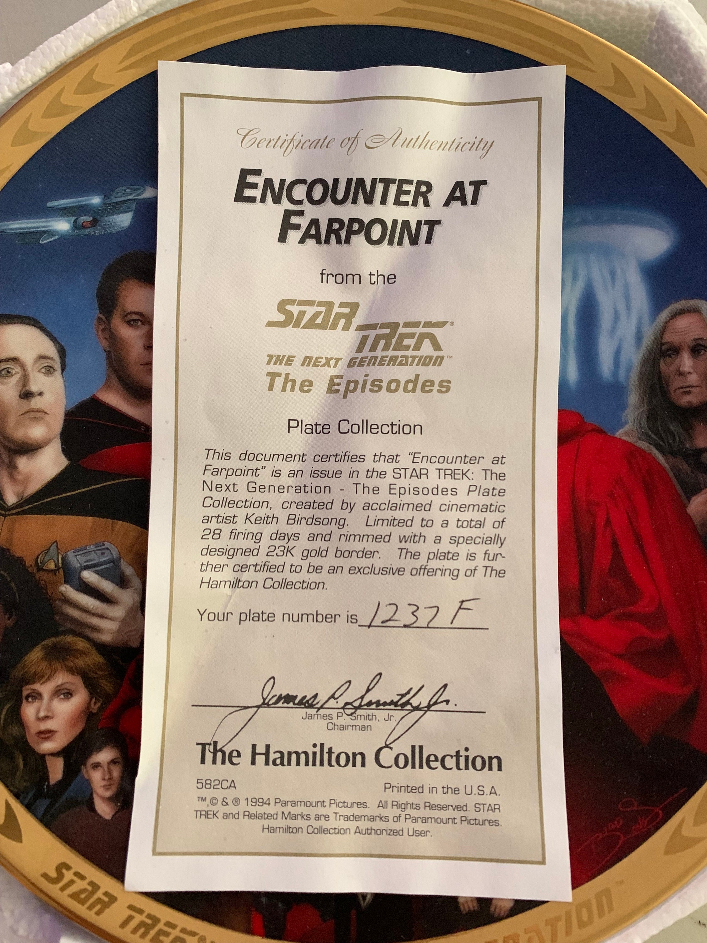 STAR TREK TNG Encounter at Farpoint From the Star Trek: the Next ...