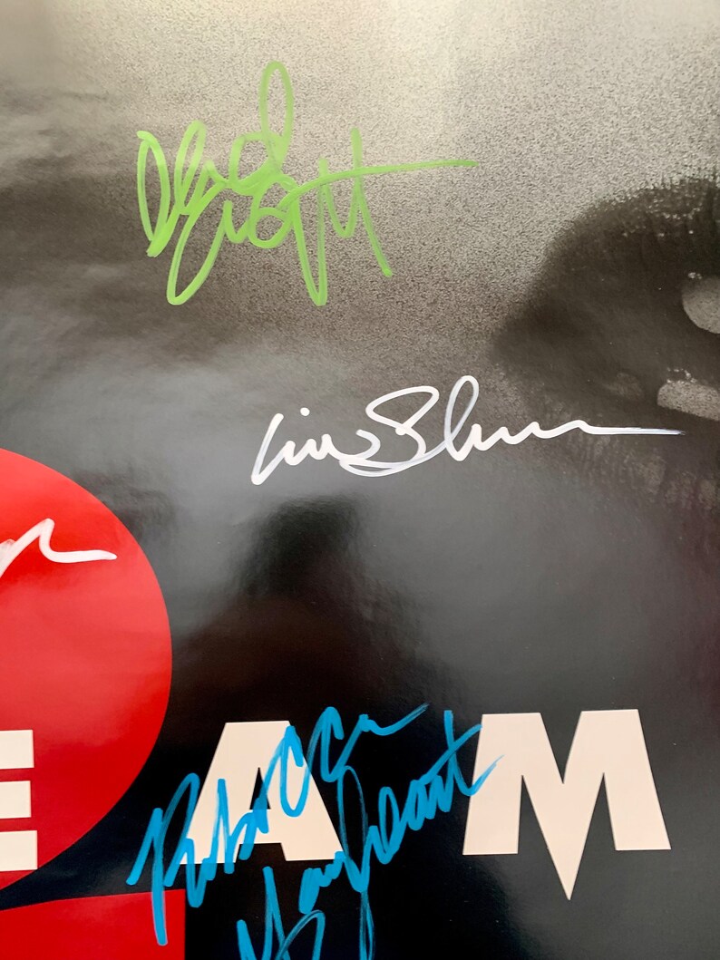 CAST AUTOGRAPH Scream 2 Movie Poster Signed by 13 Including Wes Craven, Neve Campbell, Courtney ...