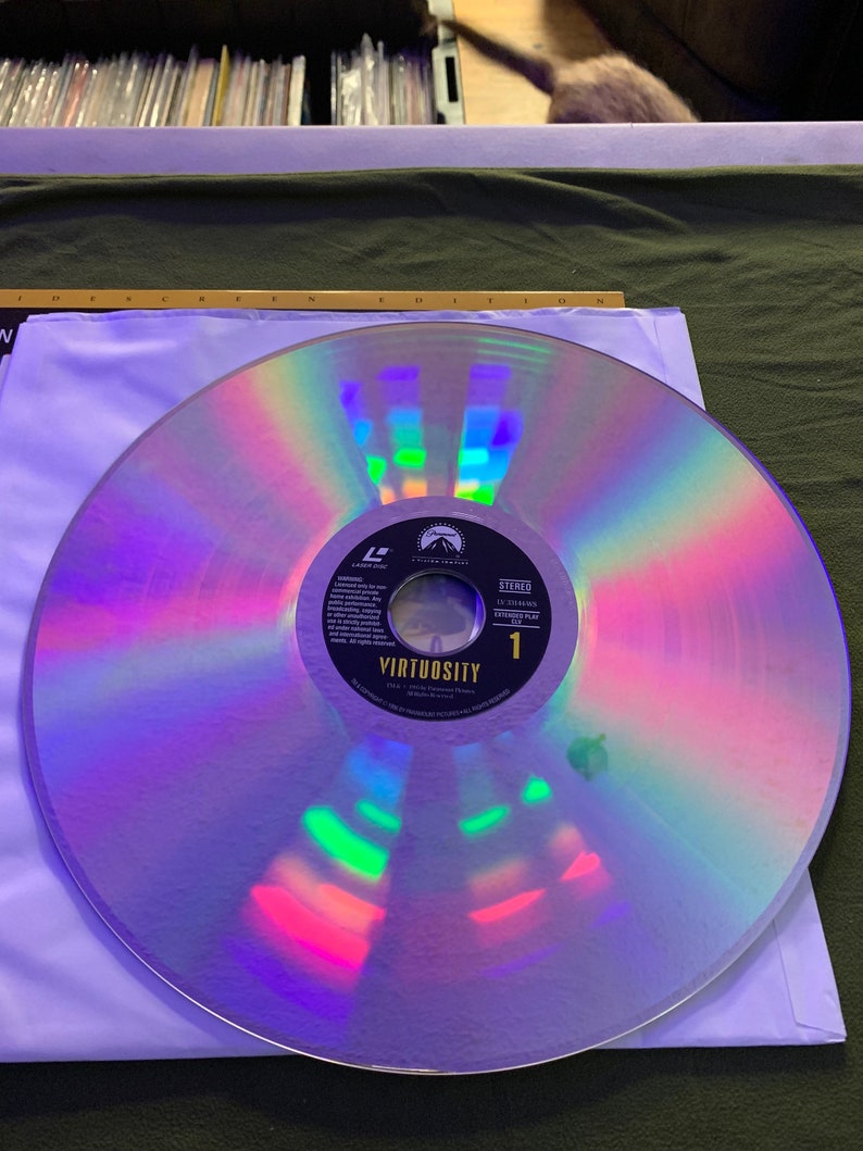 CAST AUTOGRAPH Virtuosity Laserdisc Signed by 6 Including Denzel ...