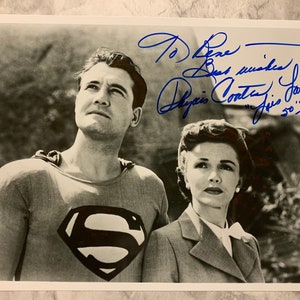 AUTOGRAPHED PHOTO - Phyllis Coates 8x10 - Etsy