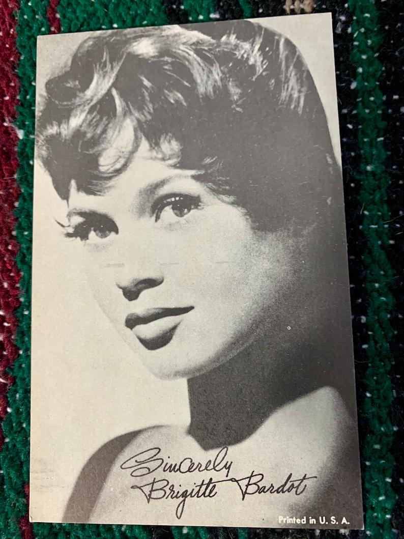 EXHIBIT ARCADE CARDS Hollywood Actresses 1940s-1960s Lot of 5 - Etsy