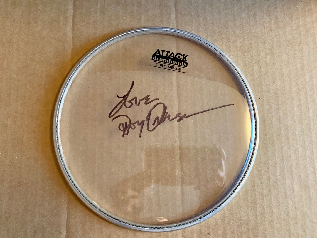 AUTOGRAPH - Drumhead Signed by Roy Orbison - Etsy