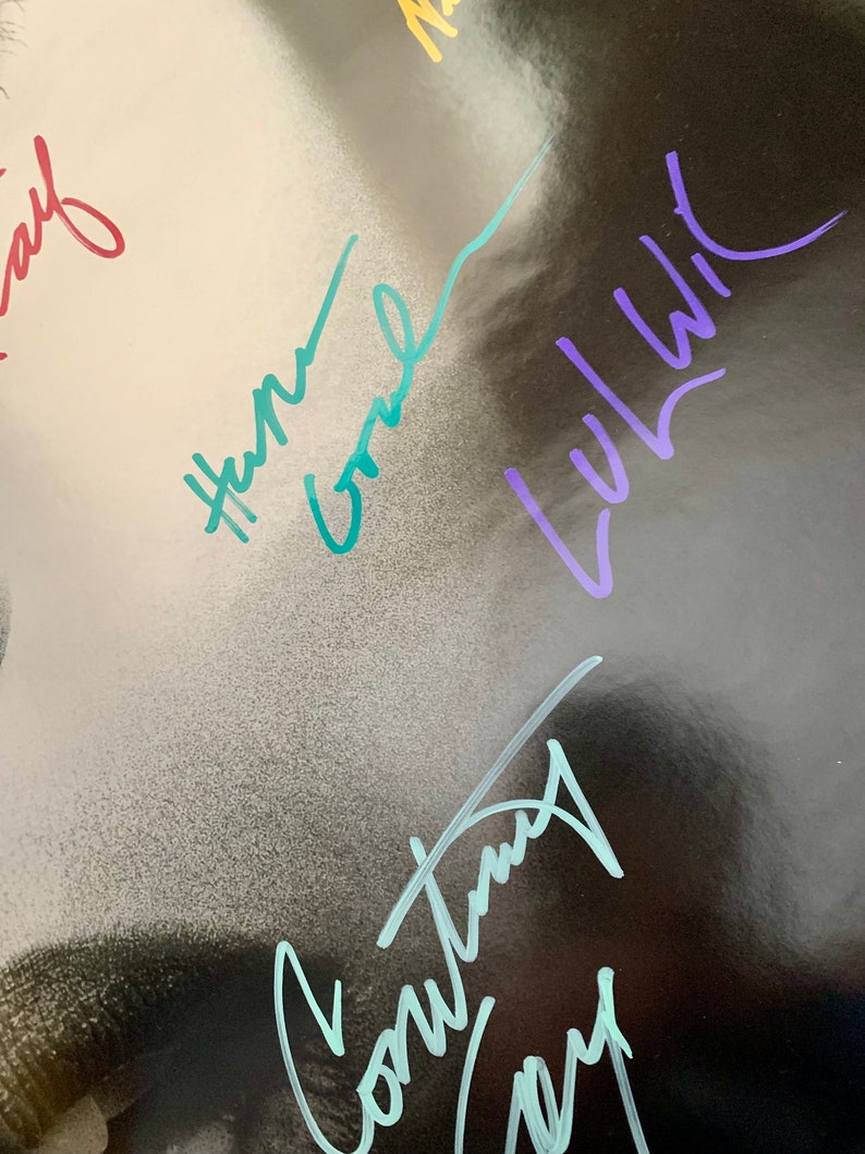 CAST AUTOGRAPH Scream 2 Movie Poster Signed by 13 Including Wes Craven, Neve Campbell, Courtney ...