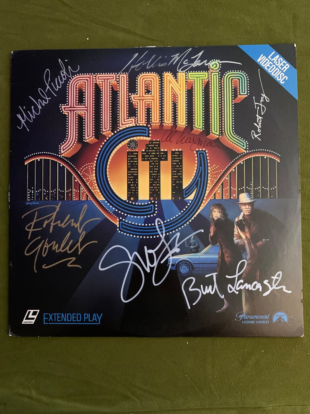 CAST AUTOGRAPH - Atlantic City - Laserdisc 1981 Release - Signed by 7 ...