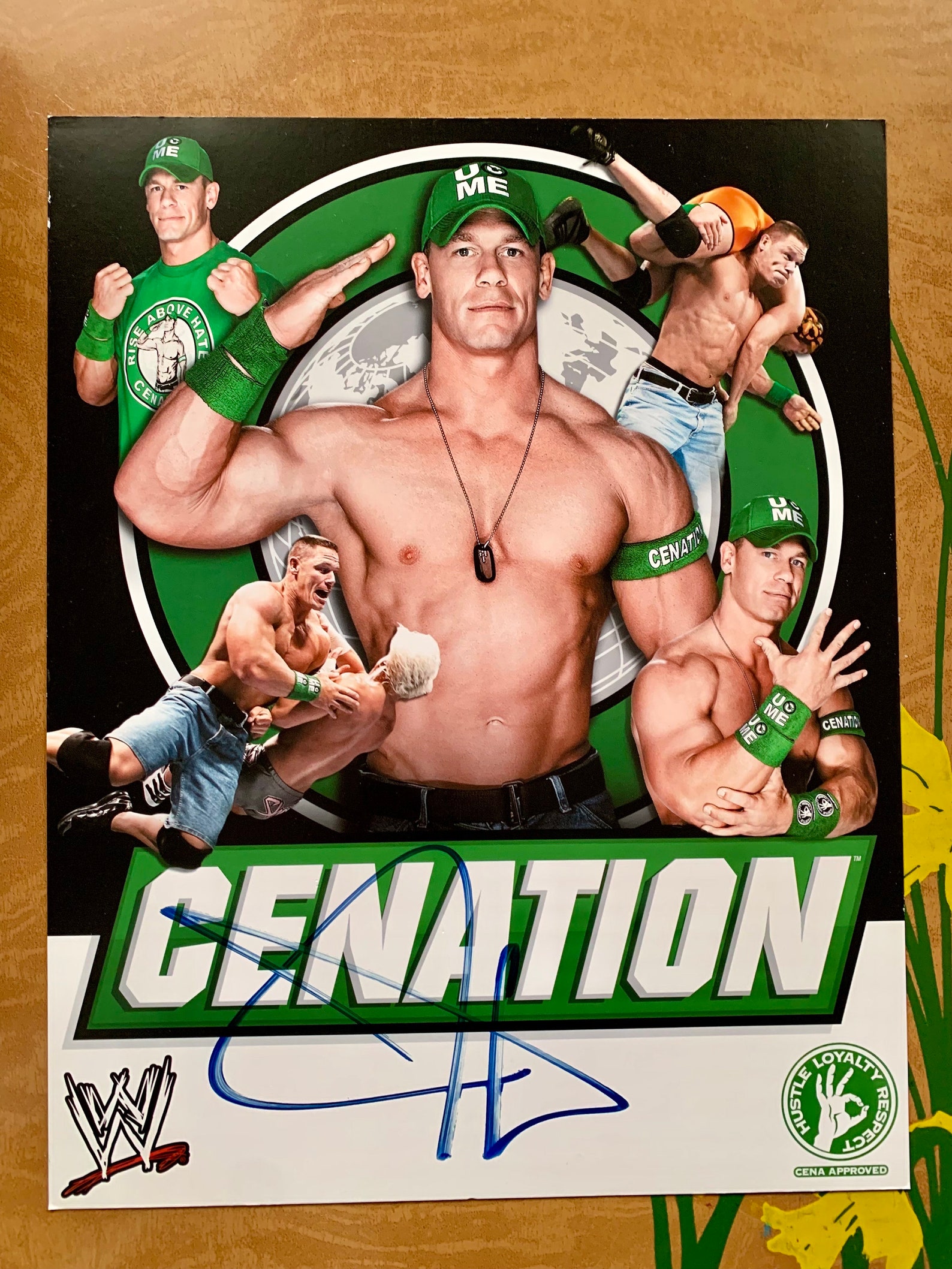 AUTOGRAPHED PHOTO John Cena WWE Cenation 11x14 - Etsy