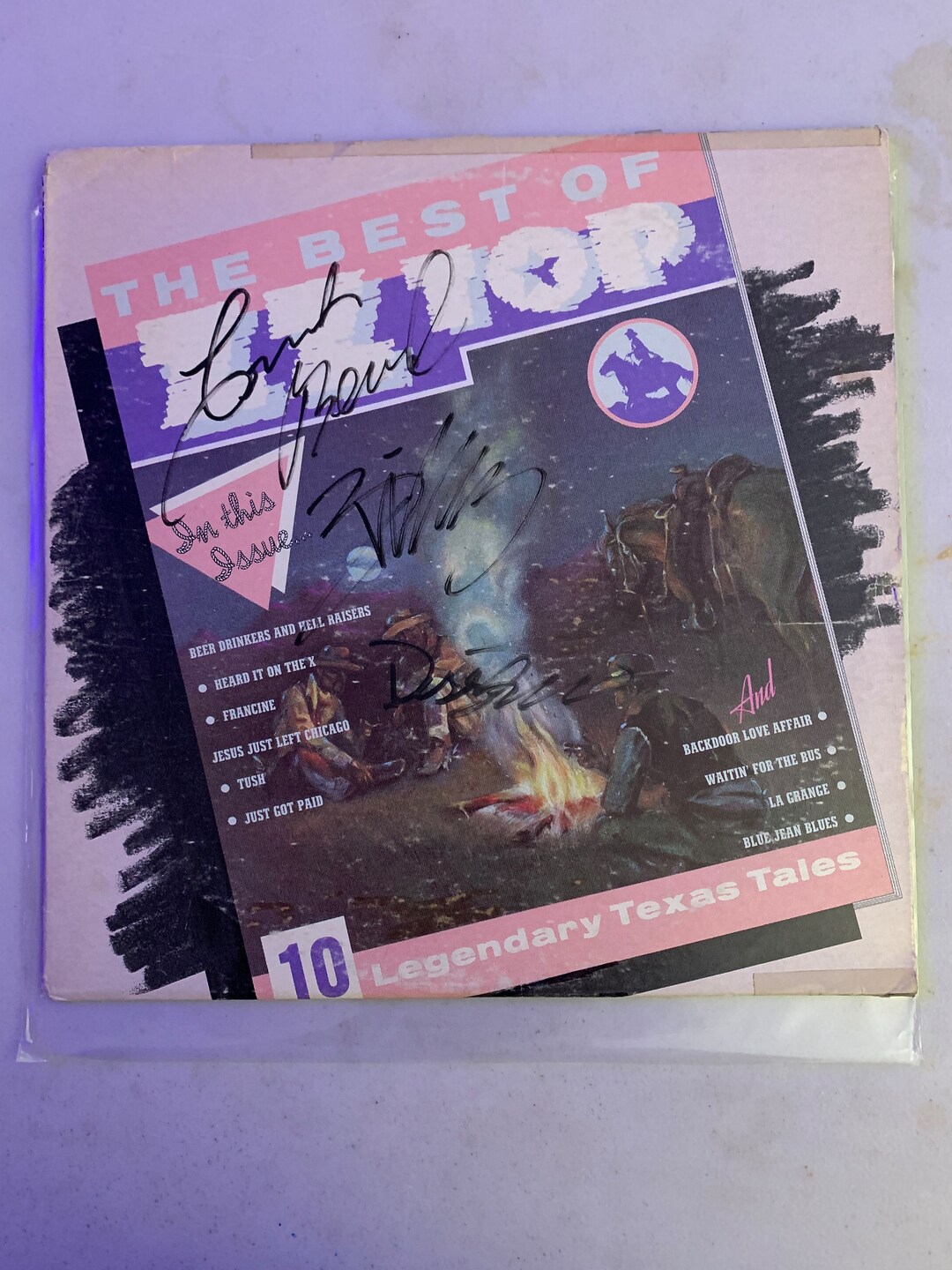 AUTOGRAPHS - ZZ Top Signed the Best of ZZ Top Album - Coa Included - Etsy