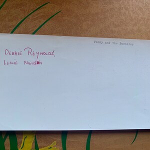 AUTOGRAPH - Debbie Reynolds From the Film Tammy and the Bachelor - Etsy