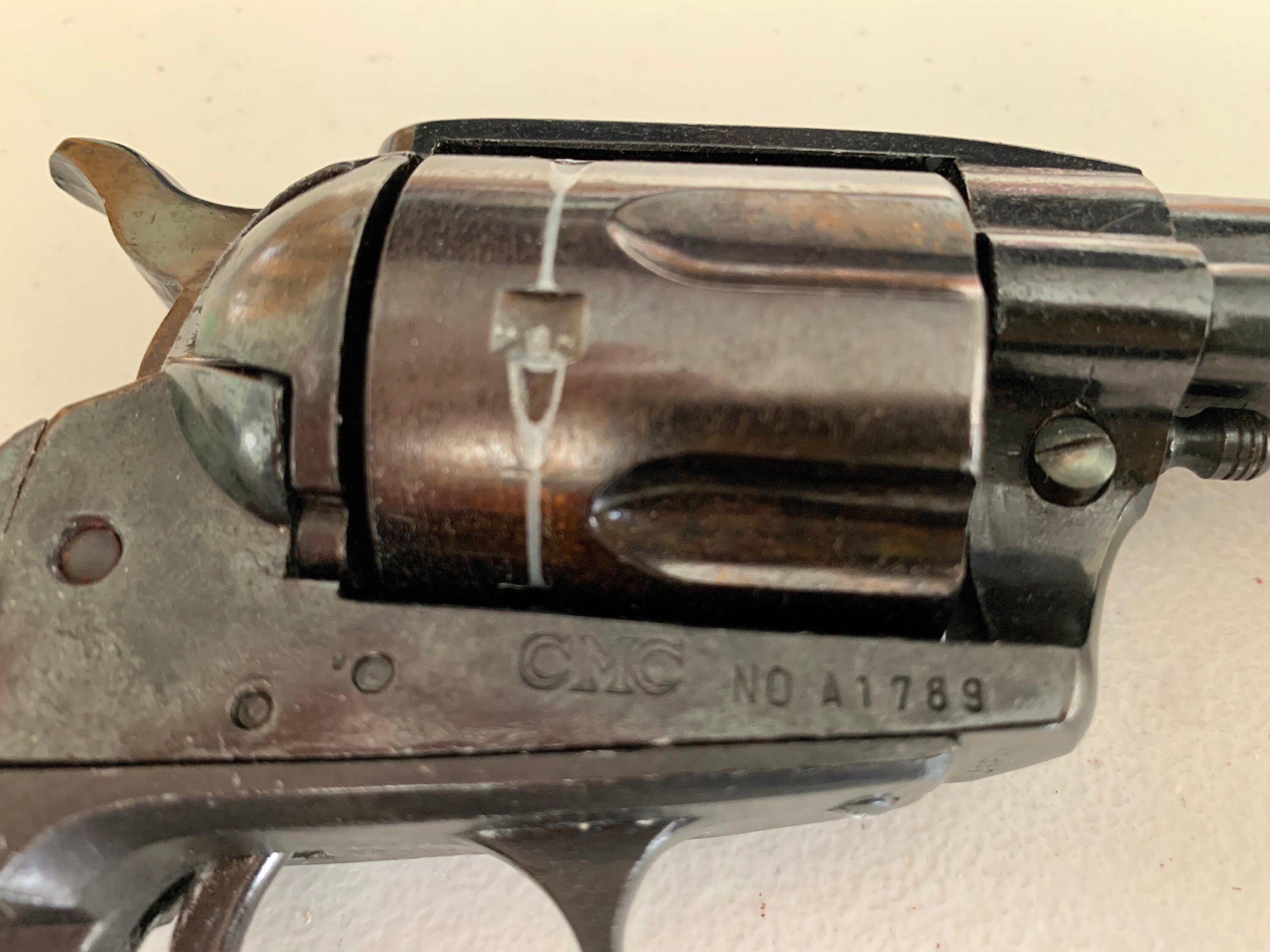 TOY CAP Gun Vintage CMC Peacemaker 44 Replica With Original Box Needs ...