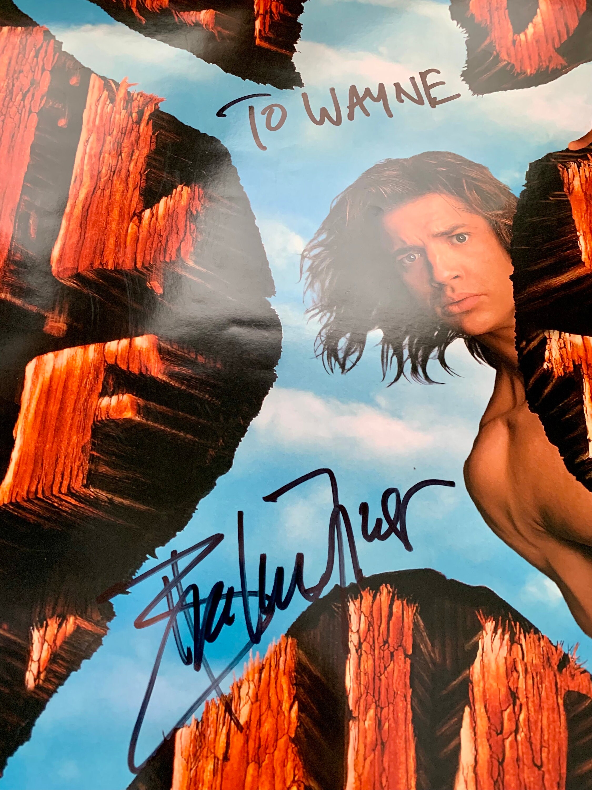 AUTOGRAPH George of the Jungle Movie Poster Signed by Brendan Fraser - Etsy