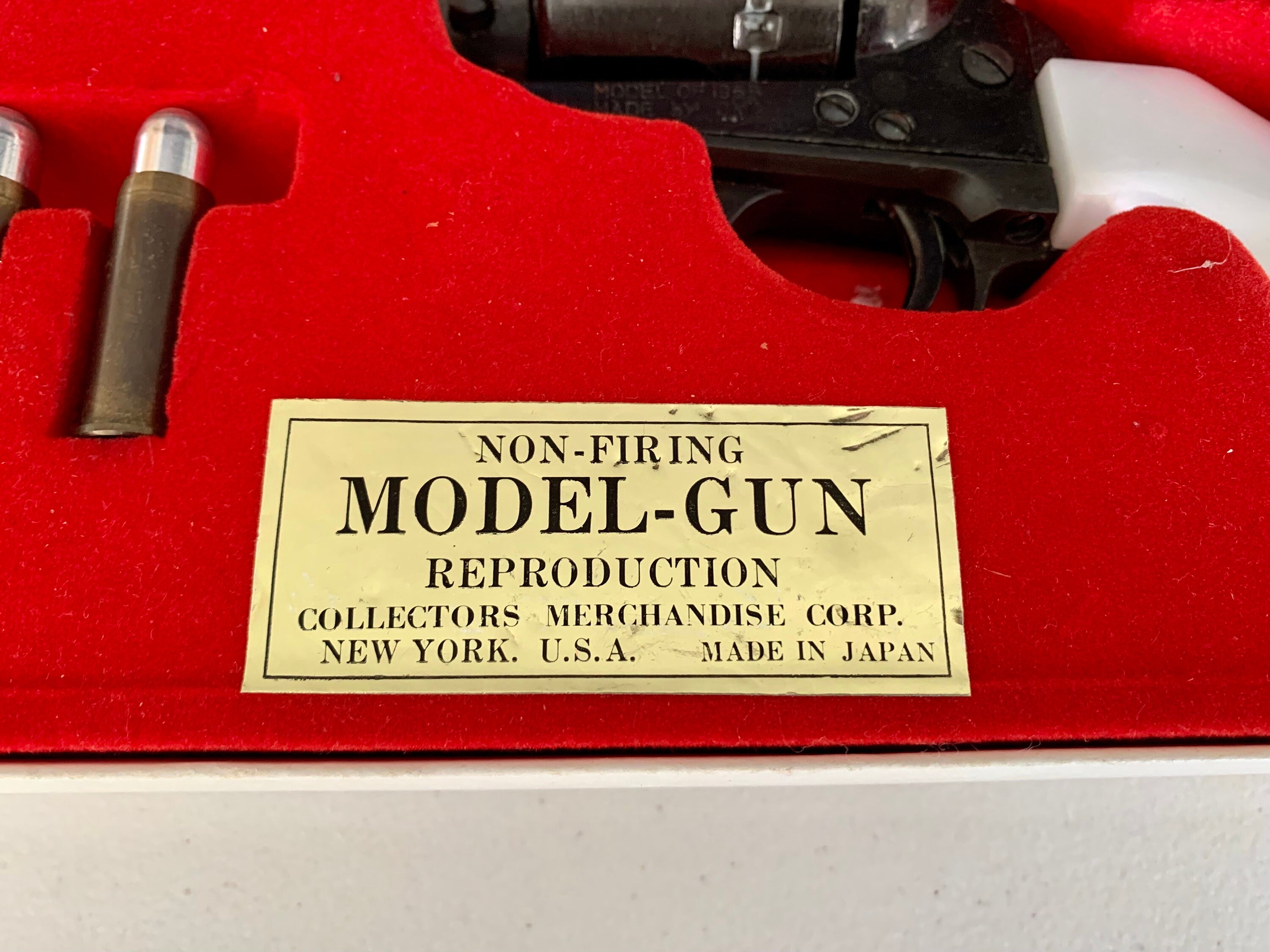 TOY CAP Gun Vintage CMC Peacemaker 44 Replica With Original Box Needs ...