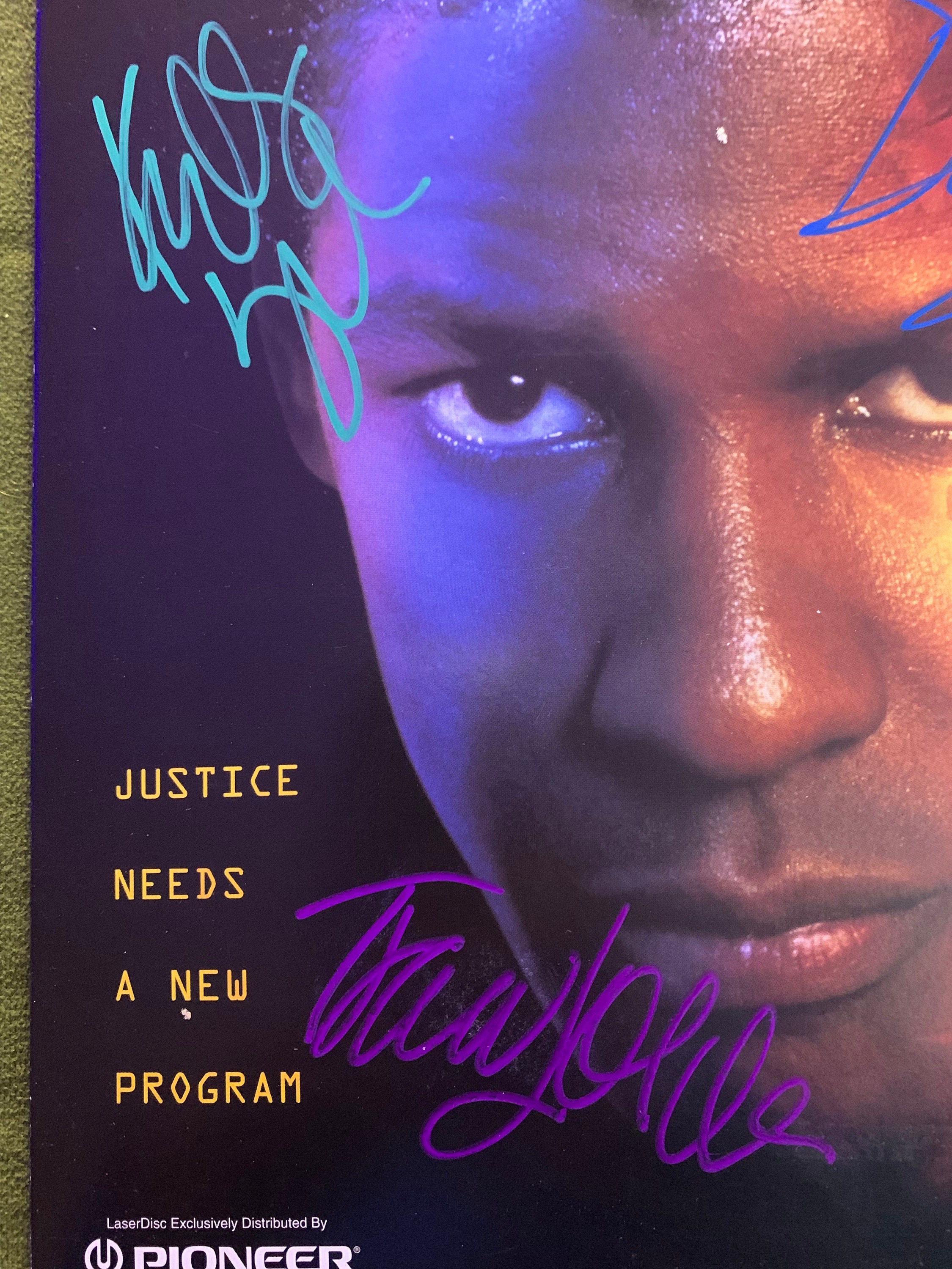 CAST AUTOGRAPH - Virtuosity - Laserdisc Signed by 6 Including Denzel ...
