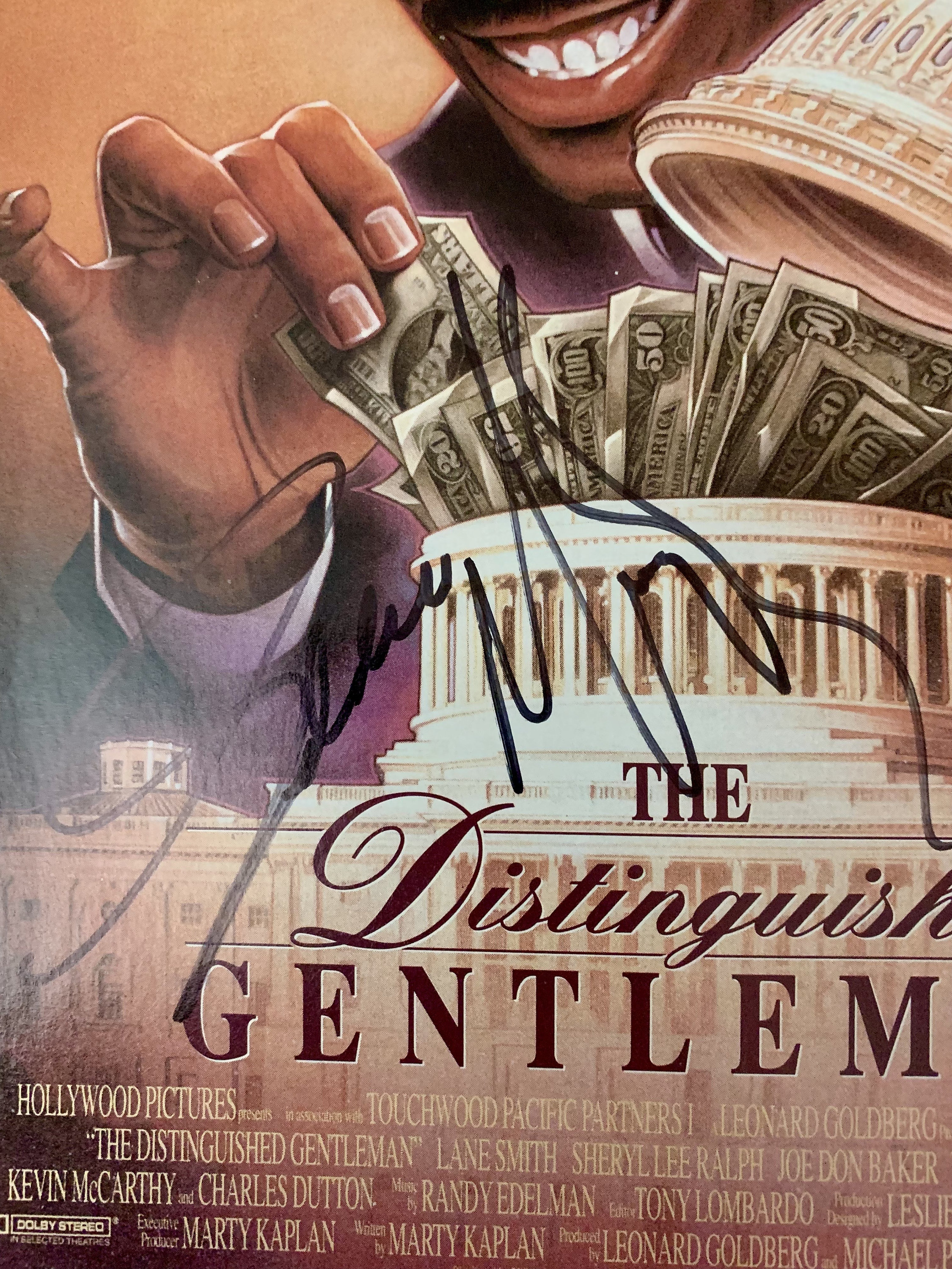 AUTOGRAPH the Distinguished Gentleman Magazine Ad Signed by Eddie ...