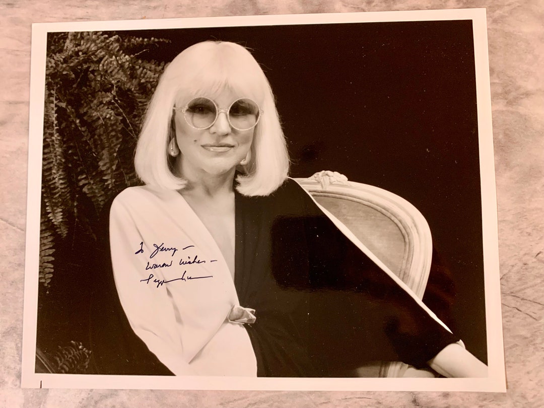 AUTOGRAPHED PHOTO - Peggy Lee 8x10 - Etsy