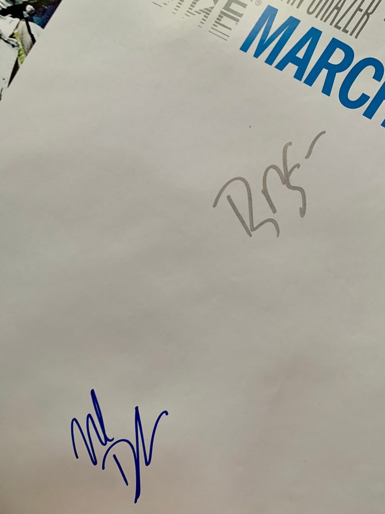 CAST AUTOGRAPH - Inside Man Movie Poster - Signed by 8 Including Denzel ...