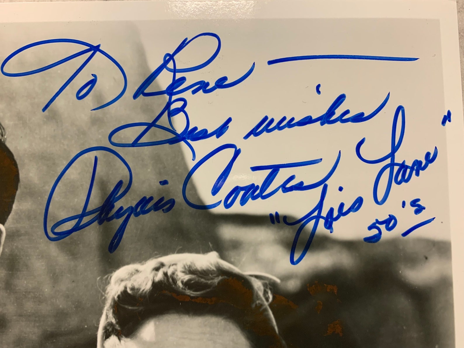 AUTOGRAPHED PHOTO - Phyllis Coates 8x10 - Etsy