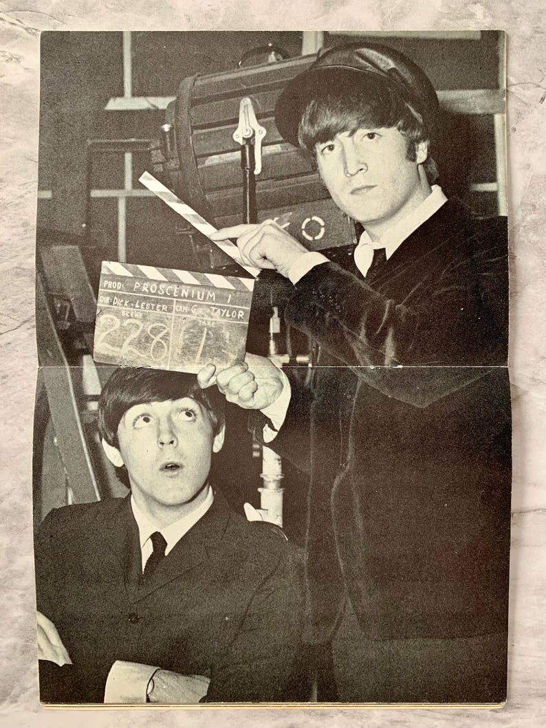 AUTOGRAPHS Paul Mccartney, Ringo Starr & George Harrison the Beatles ...