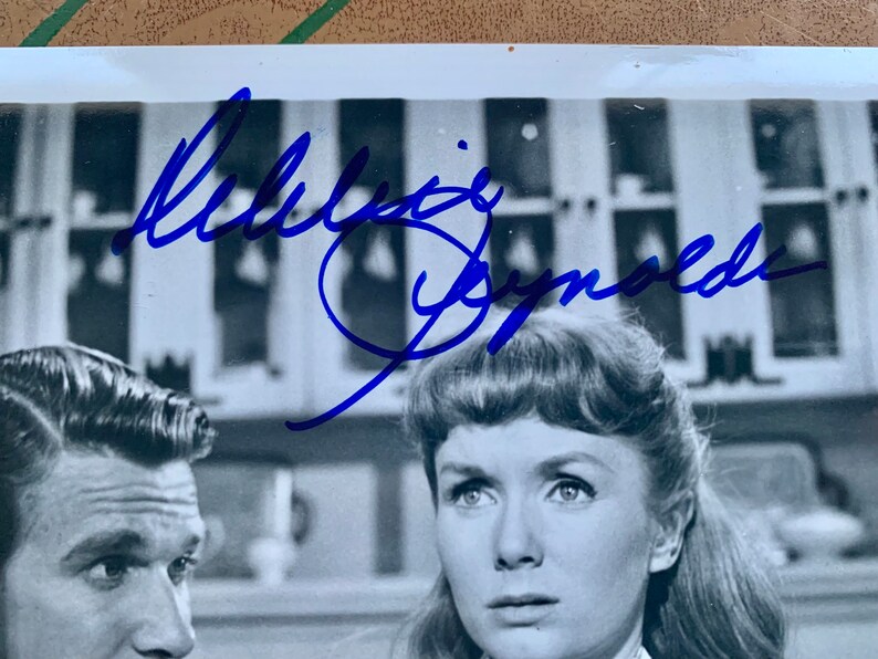 AUTOGRAPH - Debbie Reynolds From the Film Tammy and the Bachelor - Etsy