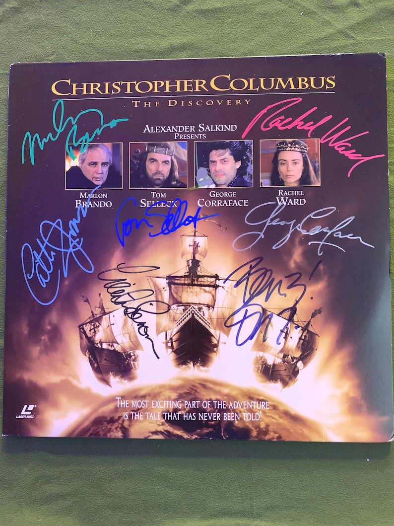 CAST AUTOGRAPH - Christopher Columbus: the Discovery - Laserdisc (12592 ...