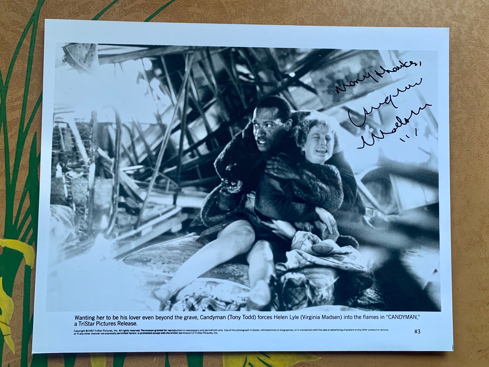 AUTOGRAPH - Virginia Madsen Signed 8x10 From the Film Candyman - Etsy