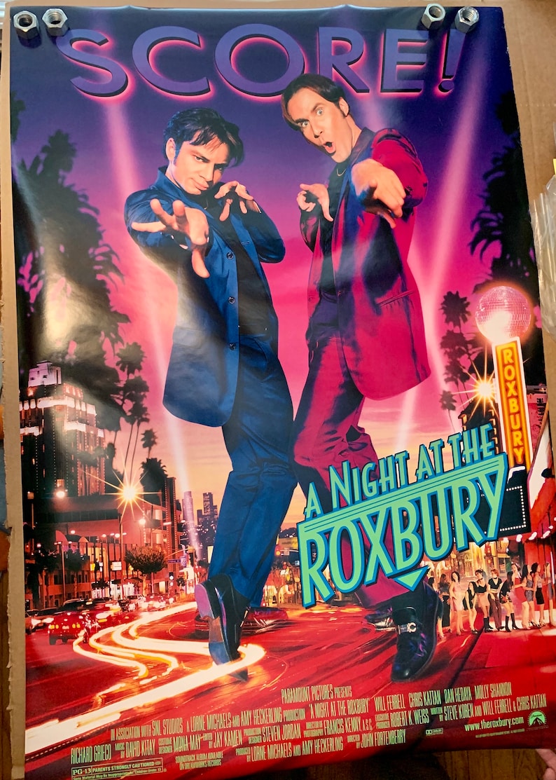 MOVIE POSTER Original 1998 A Night at the Roxbury Movie Poster ...