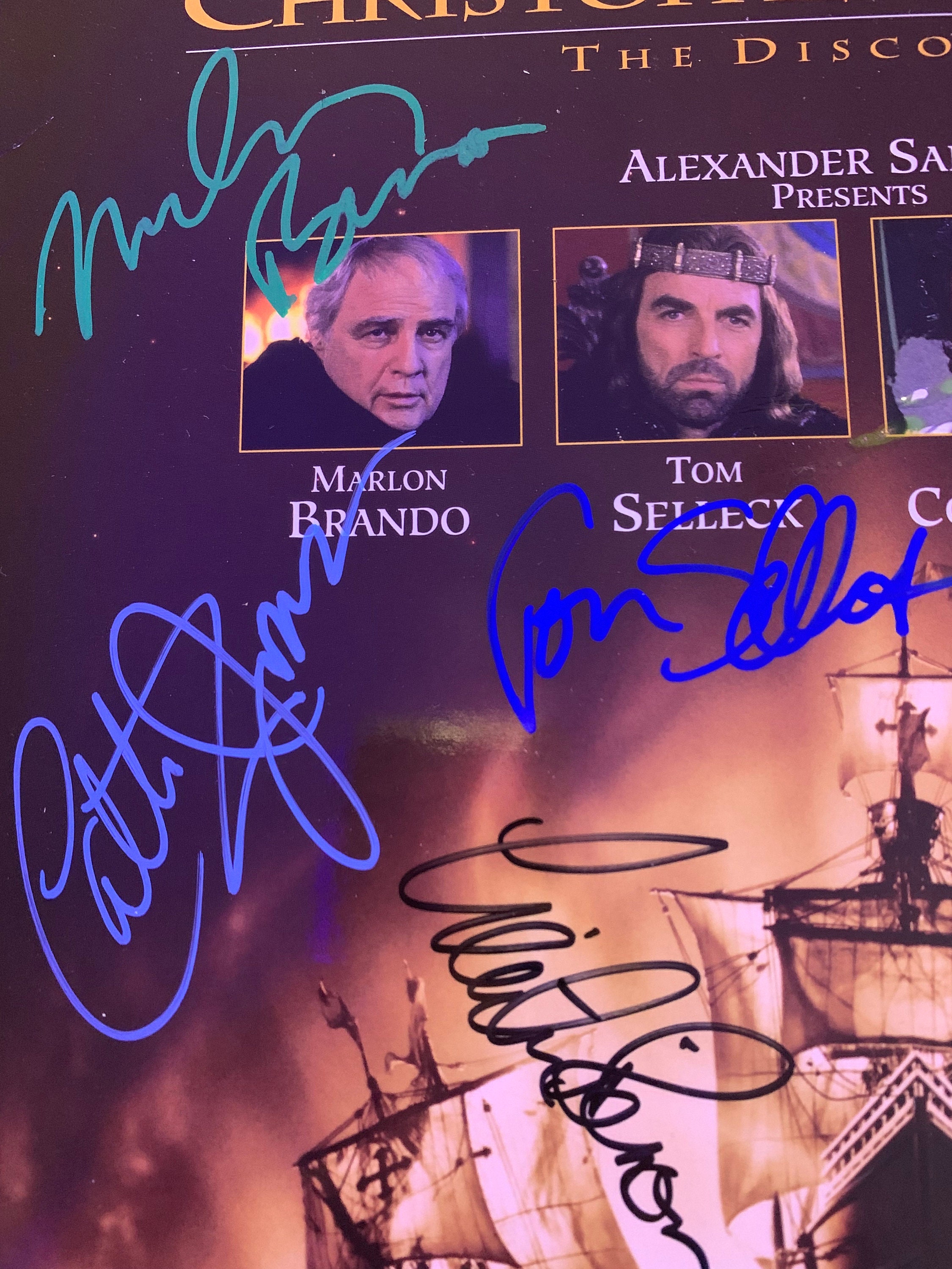 CAST AUTOGRAPH - Christopher Columbus: the Discovery - Laserdisc (12592 ...