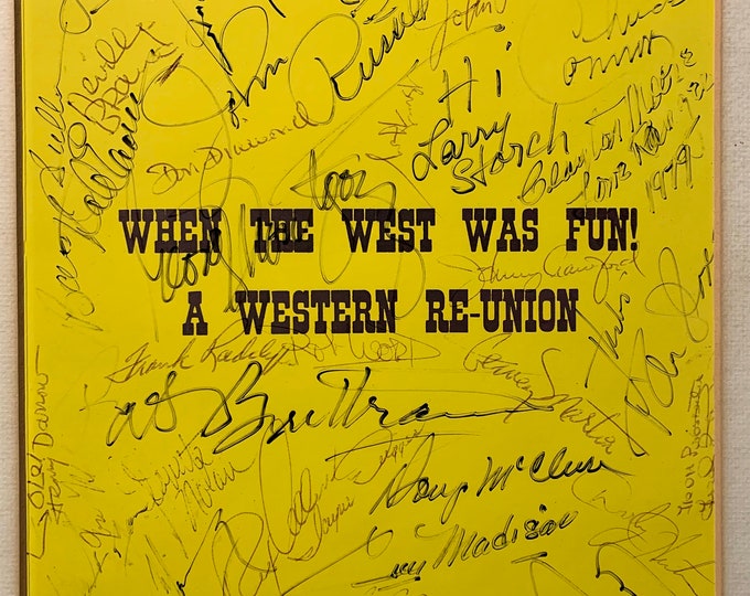 AUTOGRAPHS From the Cast of 1979 TV Special “when the West Was Fun: A ...
