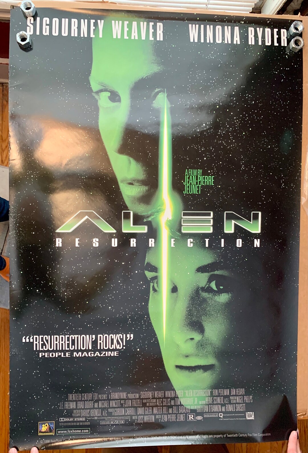 MOVIE POSTER Original 1997 Alien: Resurrection Movie Poster Featuring ...