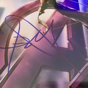 AUTOGRAPHED PHOTO Jeremy Renner as Hawkeye 8x10 - Etsy