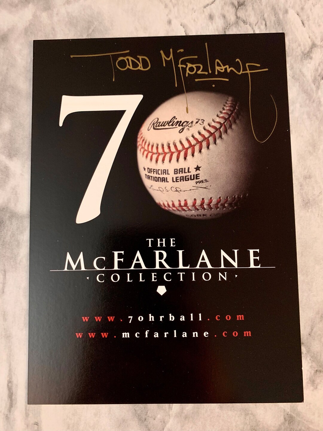 AUTOGRAPH Artist Todd Mcfarlane - Etsy