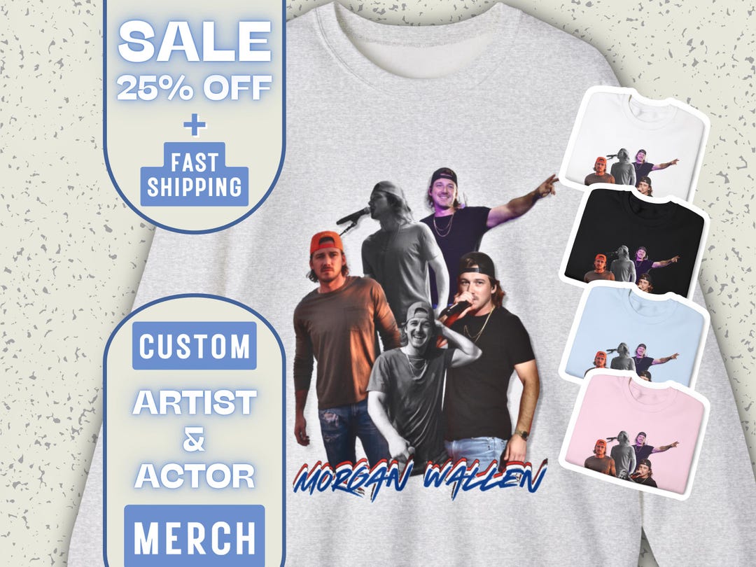 MORGAN WALLEN Crewneck, Morgan Wallen Merch, Morgan Wallen Gift, Gift ...