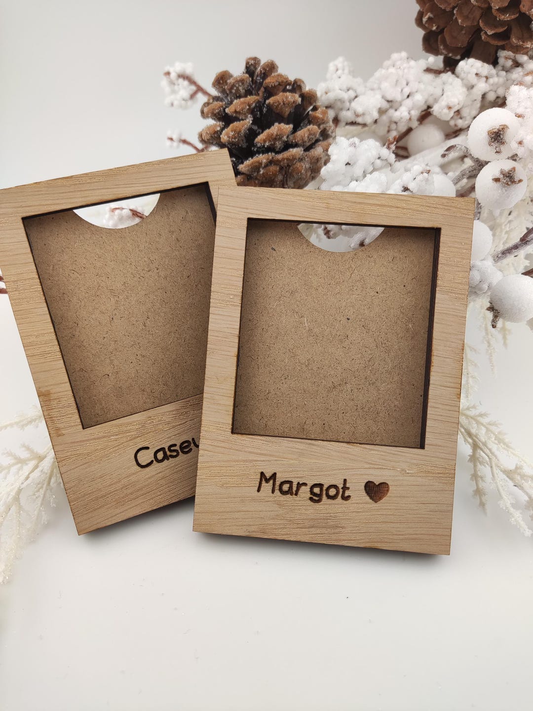 Personalised Wooden Polaroid Style Magnetic Personalised Photo Frame - Etsy
