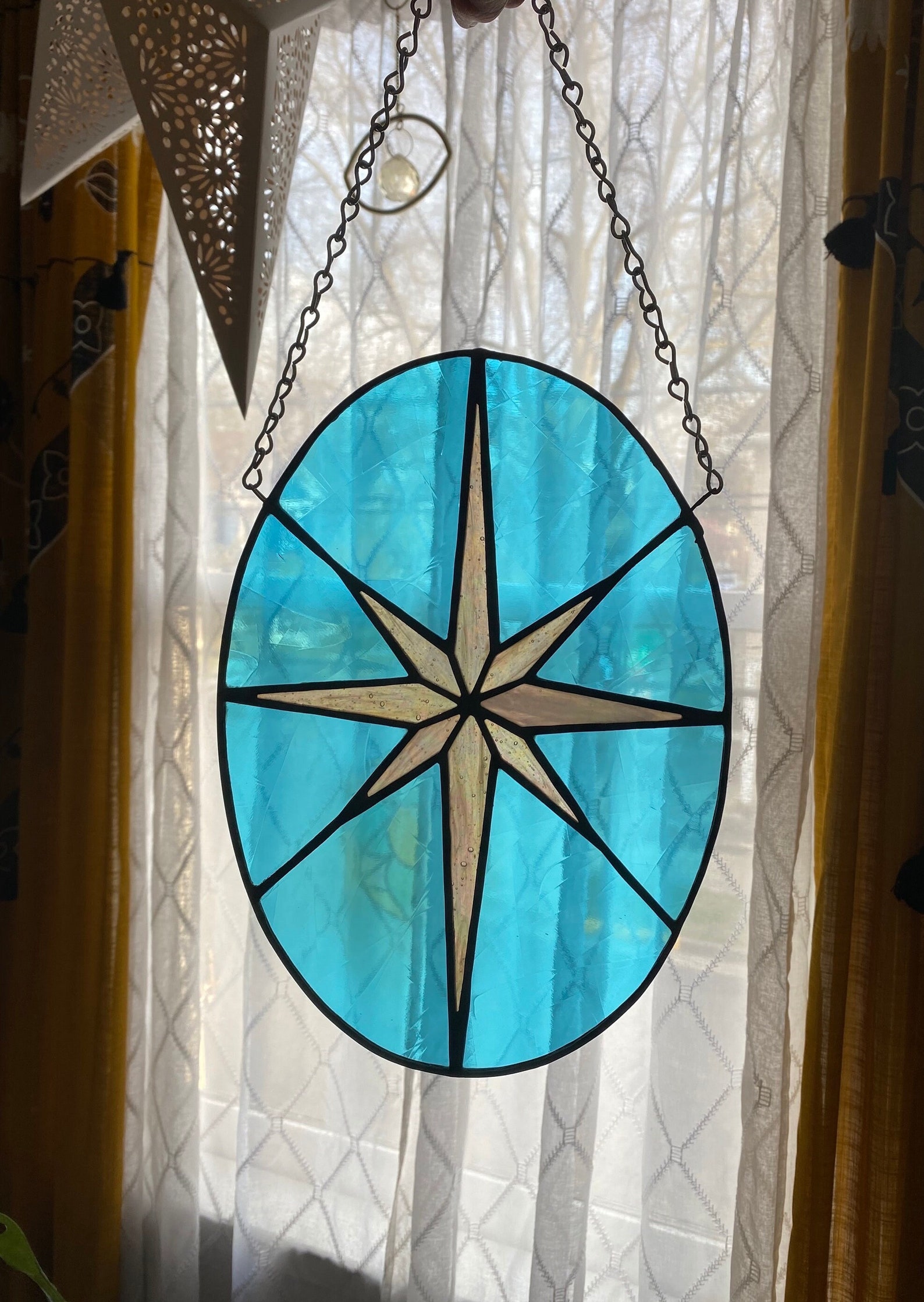 Starborn Fae // Stained Glass Suncatcher // Crescent City // Acotar ...