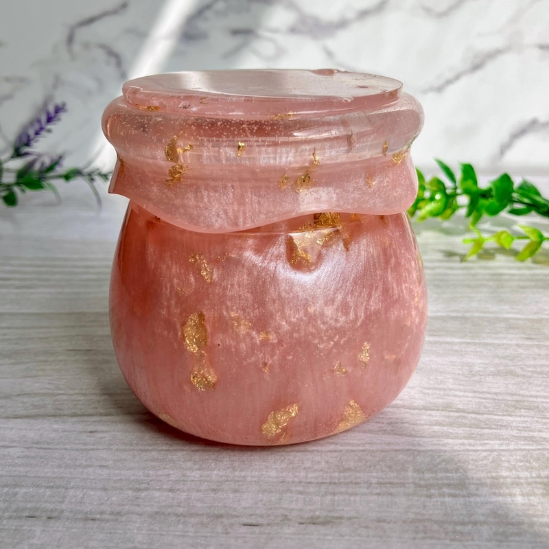 Pink Vanity Container - Etsy