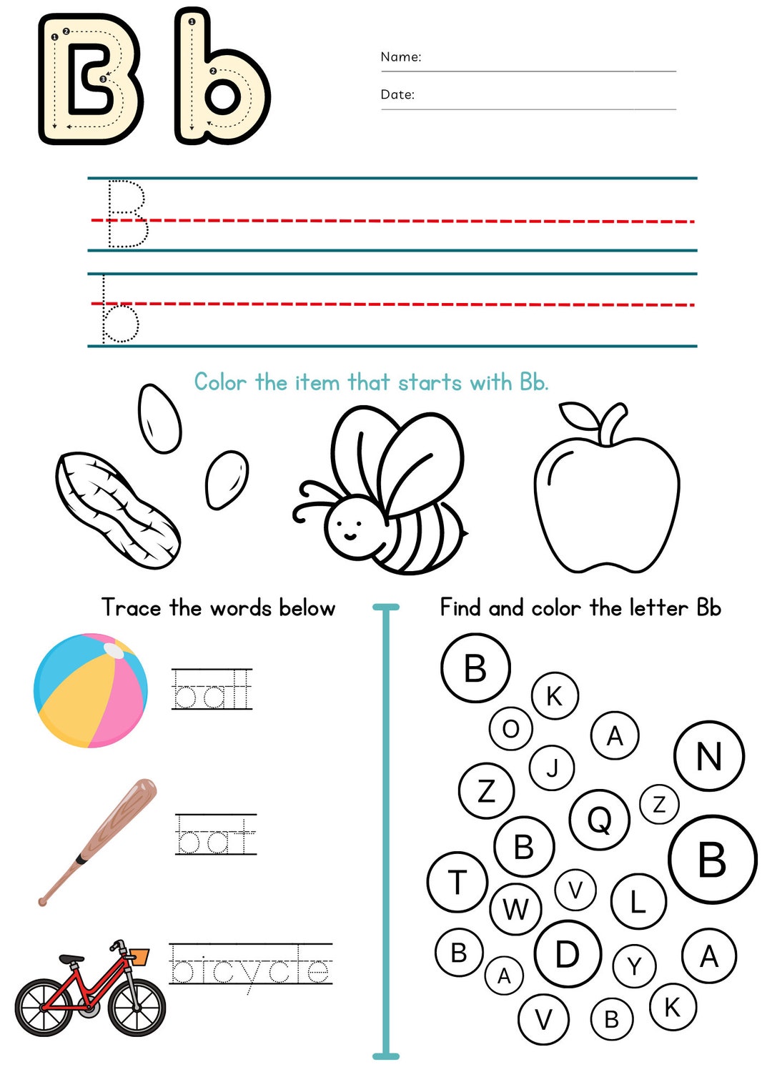 Learn the Alphabet Pack - Etsy