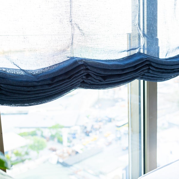 Relaxed Roman Shade - Etsy